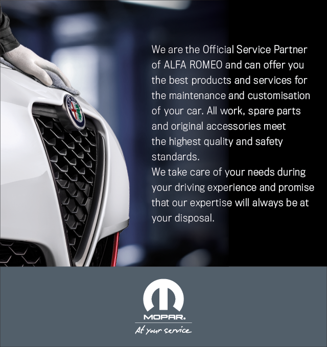 Alfa Romeo promotions - Alfa Romeo accessories on offer | Mopar